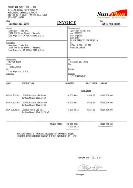 【貿易書類】インボイス(INVOICE)とは？書き方と種類・注意事項など徹底解説！｜サンプランソフト